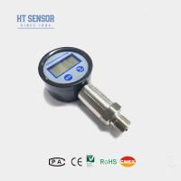 China Battery powered Pressure Sensor Transmitter Display Pressure Gauge With Stainless Steel Digital Pressure Gauges for sale