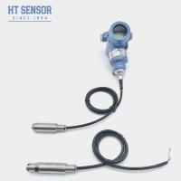China 4-20mA Output 316L Stainless Steel Sensor IP68 Waterproof Liquid Level Transmitter Pressure Transducer for sale