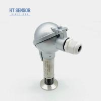 China Hengtong 4-20mA High Temperature Resistance Flush Diaphragm Pressure Transmitter for Hygienic Applications for sale