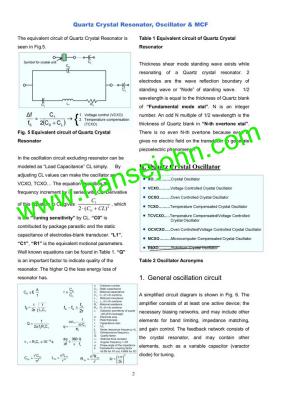China Quartz Crystal Resonator 32.768 kHz Oscillator MCF for Industrial Electronics for sale