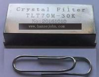 China 38.4MHz Crystal Filter 3dB Bandwidth ±3kHz Insertion Loss 5.5dB 50 Ohm for sale