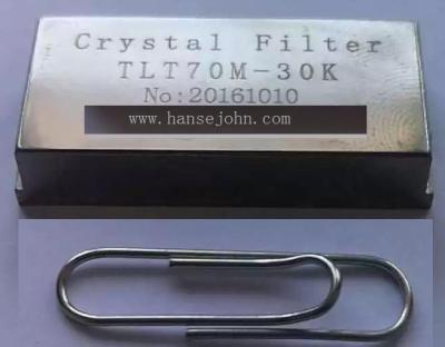 China 38.4MHz Crystal Filter 3dB Bandwidth ±3kHz Insertion Loss 5.5dB 50 Ohm for sale