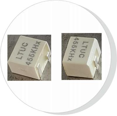 China Piezoelectric Ceramic Filter 455kHz Low Insertion Loss 6dB Max for Smart Home for sale
