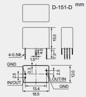 China 21.4MHz Monolithic Crystal Filter 21M7.5B 3.75kHz Pass Band U4 Package for sale