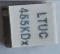 China Piezoelectric Ceramic Filter CFUKF455KD1X-R0 LTUC455KDx,Group delay time,low insertion loss,1dB ripple， for sale