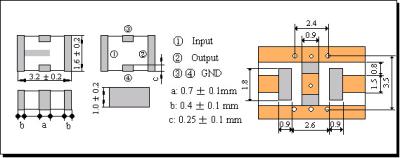 China LTCC 140MHz Bandpass Filter Custom RF Transformer Power Splitter Combiner Bridge for Millimeter Wave Communication for sale