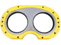 China Concrete Pump Spectacle Wear Plate Cutting Ring For Truck Mounted for sale