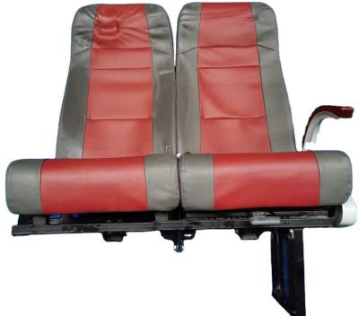 China Bus Parts 7204-00440 Double Seat/Group Red Passenger Seat for Zhongtong Bus Year 2005- for sale
