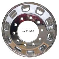 China 12R Width Bus Aluminum Wheels 22.5 for Zhongtong Bus Concave Design for sale