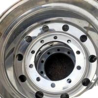 China 12R Width Bus Aluminum Wheels 22.5 for Zhongtong Bus Concave Design for sale