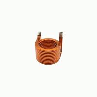 China Flat Copper Wire Air Core Winding Coil Hollow High Power High Current Inductor for sale