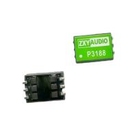 China P3188 Fully Encapsulated SMD Shielded Audio Isolation Transformer with 1:1 Turns Ratio and 6 Pins for sale