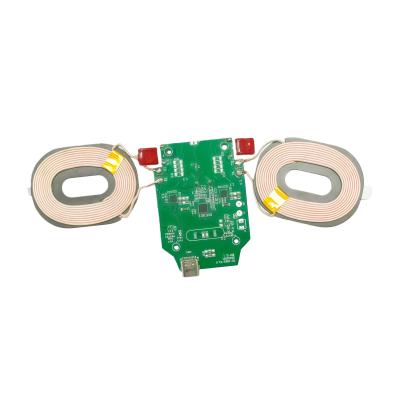 China Dual Coil Wireless Charging Module with Fast Charging and 15W High-Speed for Two Phones PCB Assembly for sale