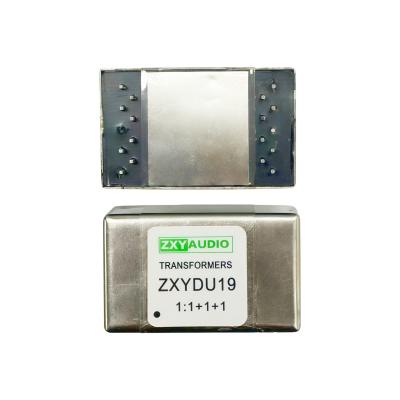China ZXYDU19 1+1:1+1 Permalloy Audio Transformer with High-Permeability Core and Durable Construction for sale