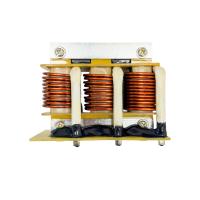 China EI80 Core Three Phase Reactor 60A 11.5uH Low Loss Line Choke for 380V 400V Inverter for sale