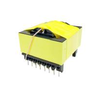 China Horizontal Mount High Efficiency EC28 High Frequency Transformer with Thermal Stability for PCB Power Solutions for sale