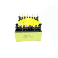 China Horizontal Mount High Efficiency EC28 High Frequency Transformer with Thermal Stability for PCB Power Solutions for sale