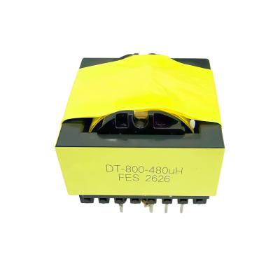 China Horizontal Mount High Efficiency EC28 High Frequency Transformer with Thermal Stability for PCB Power Solutions for sale