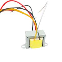 China 12V 300mA AC Power Transformer with Copper Wire Windings and EI Laminated Silicon Steel Core for Low-Voltage Applications for sale