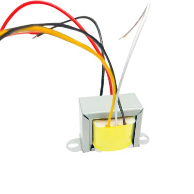 China 12V 300mA AC Power Transformer with Copper Wire Windings and EI Laminated Silicon Steel Core for Low-Voltage Applications for sale
