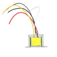 China 12V 300mA AC Power Transformer with Copper Wire Windings and EI Laminated Silicon Steel Core for Low-Voltage Applications for sale
