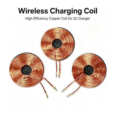 China G20 Wireless Charging Coil with 10.4uH Inductance and 20mm Outer Diameter Using Nano Crystalline Litz Wire for sale
