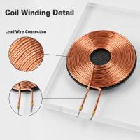 China G20 Wireless Charging Coil with 10.4uH Inductance and 20mm Outer Diameter Using Nano Crystalline Litz Wire for sale