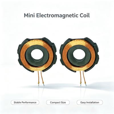 China 24.5 SMD Magnetic Wireless Charging Coil Inductor Flat Ferrite Core Copper Coil for Smart Watch & Wearable Electronics for sale