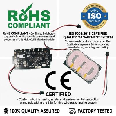 China Customized High Power Qi-Compliant Wireless Charging Transmitter Coil with Litz Wire for sale