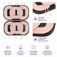 China Customized High Power Qi-Compliant Wireless Charging Transmitter Coil with Litz Wire for sale