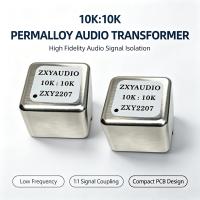 China ZXY2207 10K10K Permalloy Audio Isolation Transformer PCB Mount for Ground Loop Noise Reduction with Wide Operating Temperature -20°C to +85°C for sale