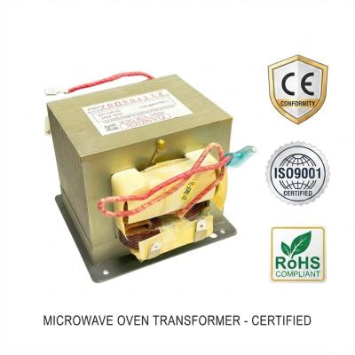 China 700W 800W Single Phase High Voltage EI Transformer for Microwave and Light Wave Oven for sale