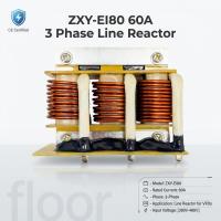 China EI80 Core Three Phase Reactor 60A 11.5uH Low Loss Line Choke for 380V 400V Inverter for sale