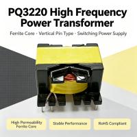 China PQ3220 Vertical Pin Type High Frequency Transformer with 50kHz ~ 200kHz for LED Power Supply for sale