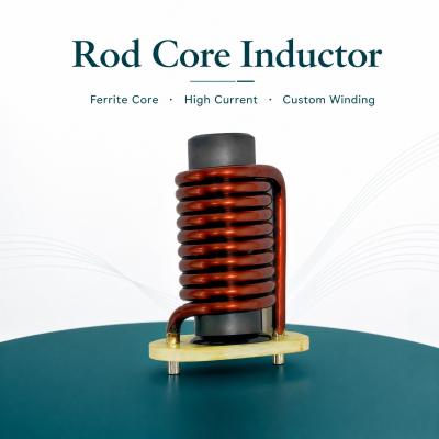 China High-Purity Copper Windings Magnetic Rod Inductor Choke Coil with Open Magnetic Circuit and High Saturation Resistance for sale