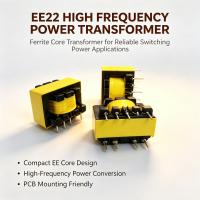 China EE22 50Hz Ferrite Core Toroidal Power Transformer Single Phase for PCB Switching Power Supply for sale