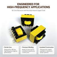 China EE22 50Hz Ferrite Core Toroidal Power Transformer Single Phase for PCB Switching Power Supply for sale