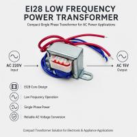 China EI28 Series Low Frequency Power Transformer AC 220V to AC 15V Single Phase for Appliance Use for sale