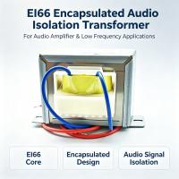 China EI66 Audio Transformer Encapsulated Isolation Transformer for Low Frequency Applications with Copper Wire for sale