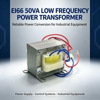 China EI66 50VA Single Phase Low Frequency Power Transformer for Industrial Machinery and Electrical Equipment for sale