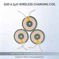 China ZXY G50 6.3uH Inductance High Q Factor Copper Wire Wireless Charging Coil for Qi Wireless Charging for sale