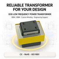 China EI35 220V AC to 10.5V AC 150mA Low Frequency Step Down Isolation Power Transformer for sale