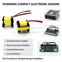 China EF20 Model High Frequency Transformer with Ferrite Core for PCB Mount Compact Flyback Design for sale