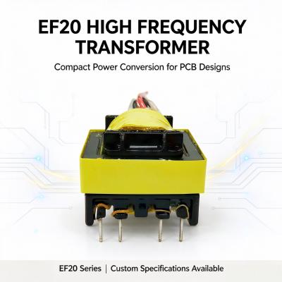 China EF20 Model High Frequency Transformer with Ferrite Core for PCB Mount Compact Flyback Design for sale