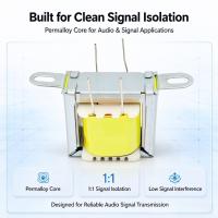 China EI28 Permalloy Audio Isolation Transformer with 600:600 Ohm Impedance and 1:1 Ratio for Professional Audio Equipment for sale