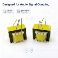 China EI14 600:600 Ohm 1:1 Audio Isolation Transformer with 4-Pin Configuration for Microphone Circuits for sale