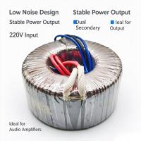 China Customized Single Phase Toroidal Transformer with Copper Winding for 50/60Hz Power Conversion for sale