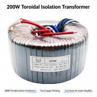 China Customized Single Phase Toroidal Transformer with Copper Winding for 50/60Hz Power Conversion for sale