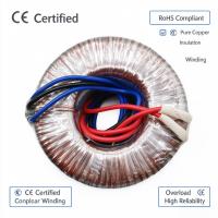 China Customized Single Phase Toroidal Transformer with Copper Winding for 50/60Hz Power Conversion for sale