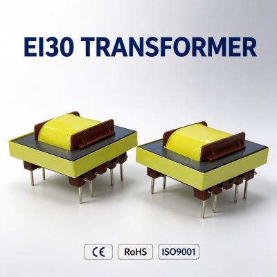 China EI30 Silicon Steel Lamination Low Frequency Transformer with PCB Through Hole Pin for 50/60Hz Low Frequency Power Transformer Applications for sale